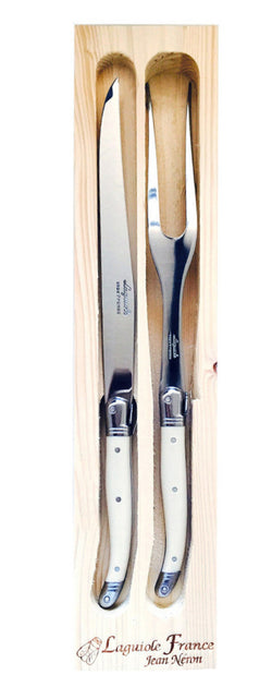 Laguiole Ivory Carving Set in Open Faced Wood Box – Al's Flowers and Gifts